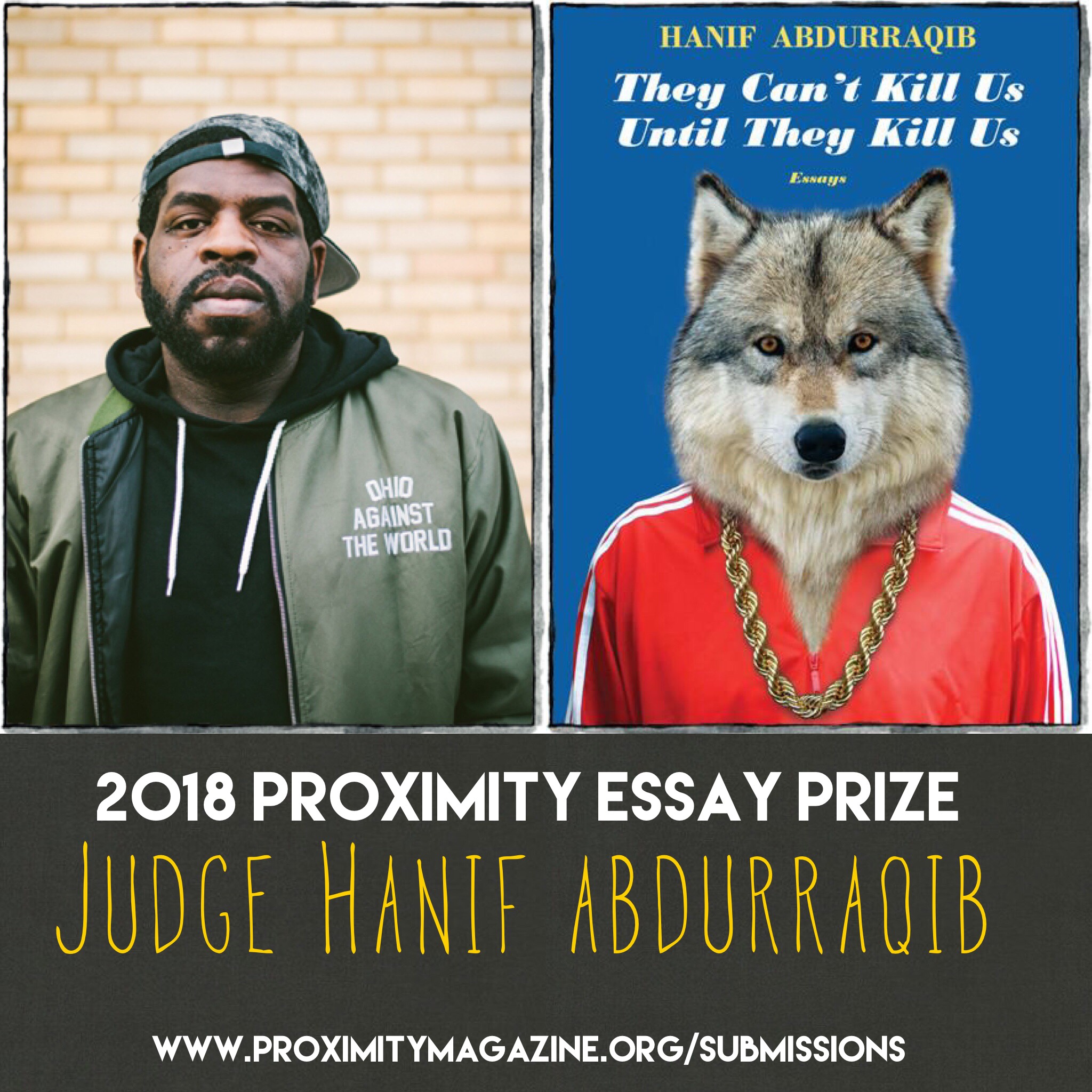 2018 Proximity Essay Prize -- Announcement